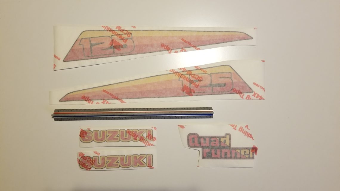 1986 Suzuki LT 125 Decal Set – Hague Designs